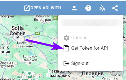 Earth Map API documentation and testing